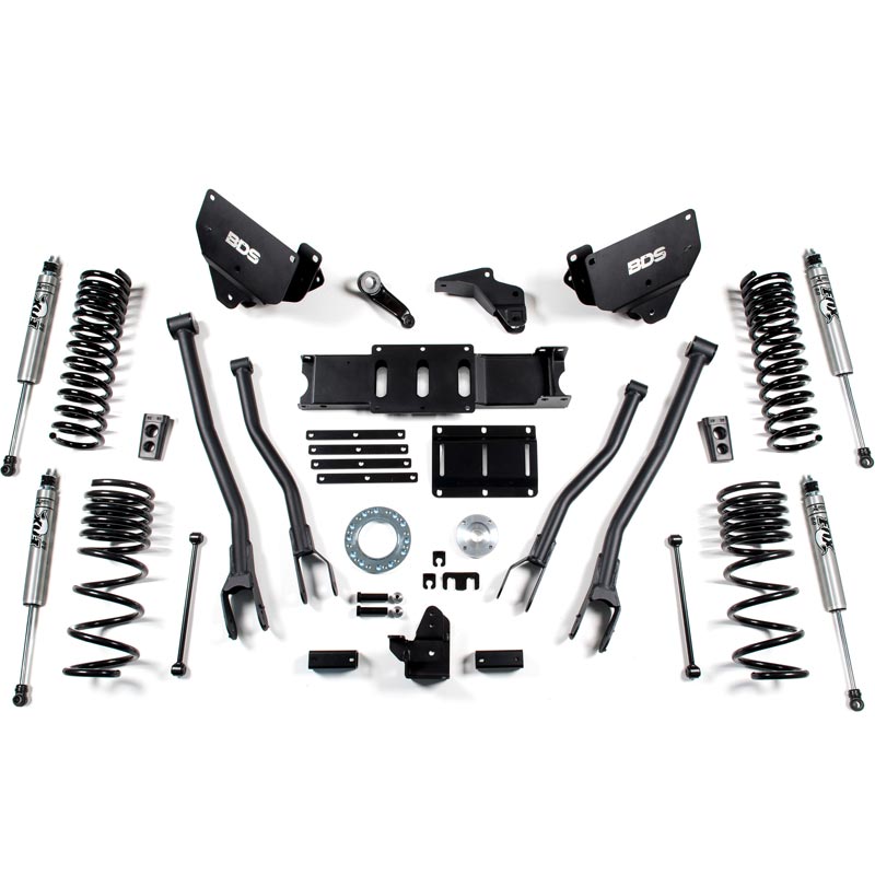 BDS SUSPENSION 6" 4-LINK LIFT KIT 13-18 3500 model w Factory Air Ride ...